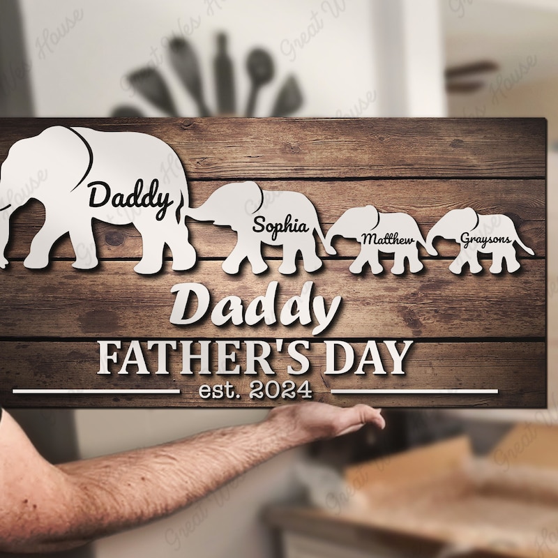 Elephant Wood Sign - Etsy