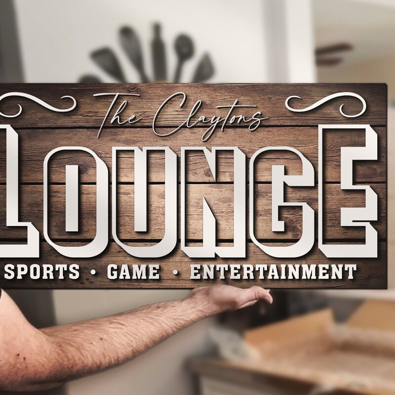 Lower Level Lounge Sign - Etsy