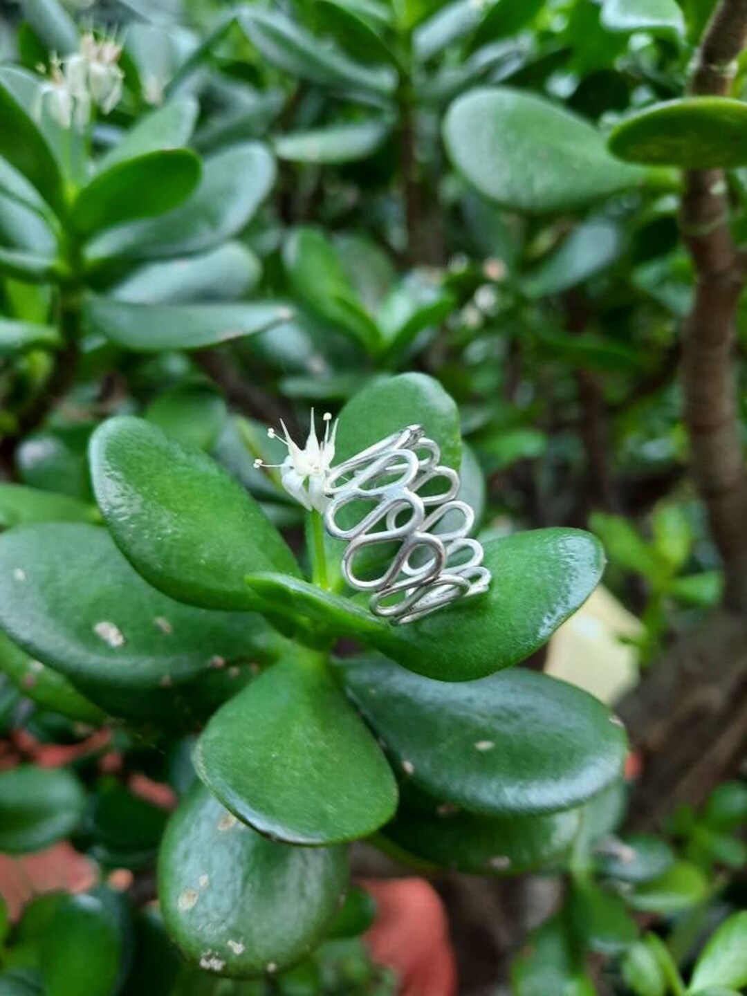 Wiggly Wire Statement Ring | Chunky Sterling Silver Stackable Ring - Etsy