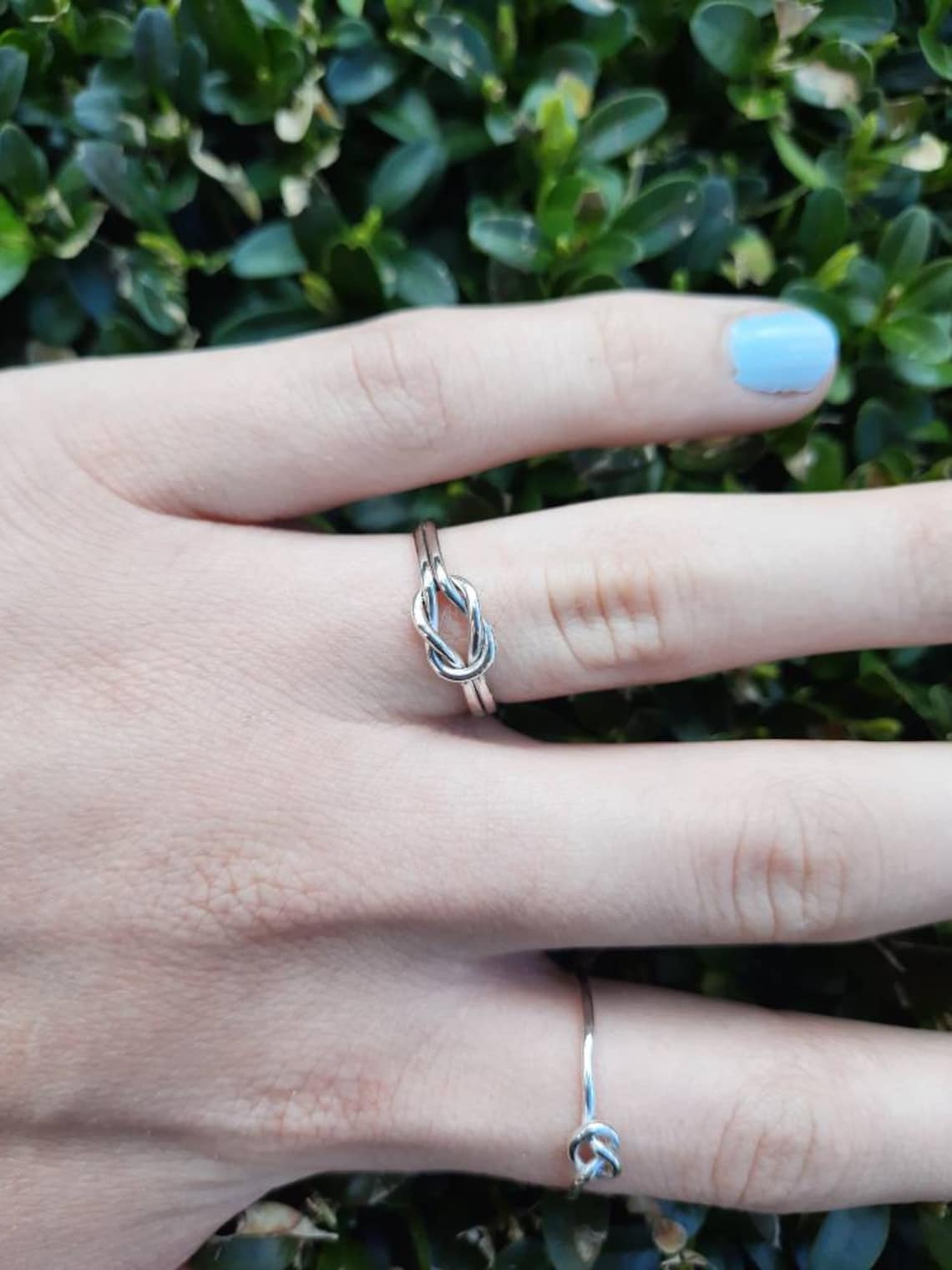 Slipknot Ring Sterling Silver Knot Ring - Etsy