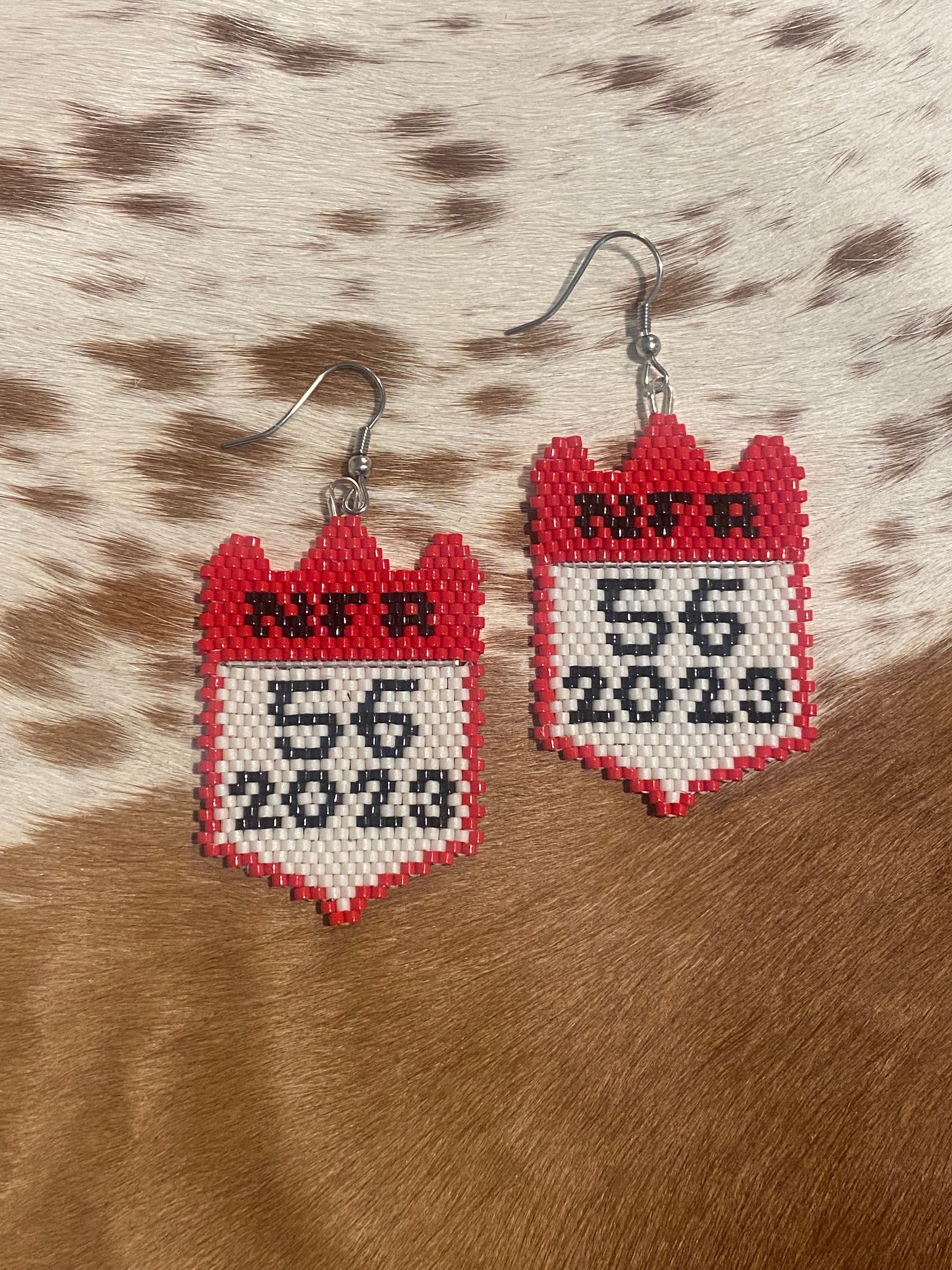 Rodeo Back Number NFR Red White Custom Western Handmade Lightweight ...