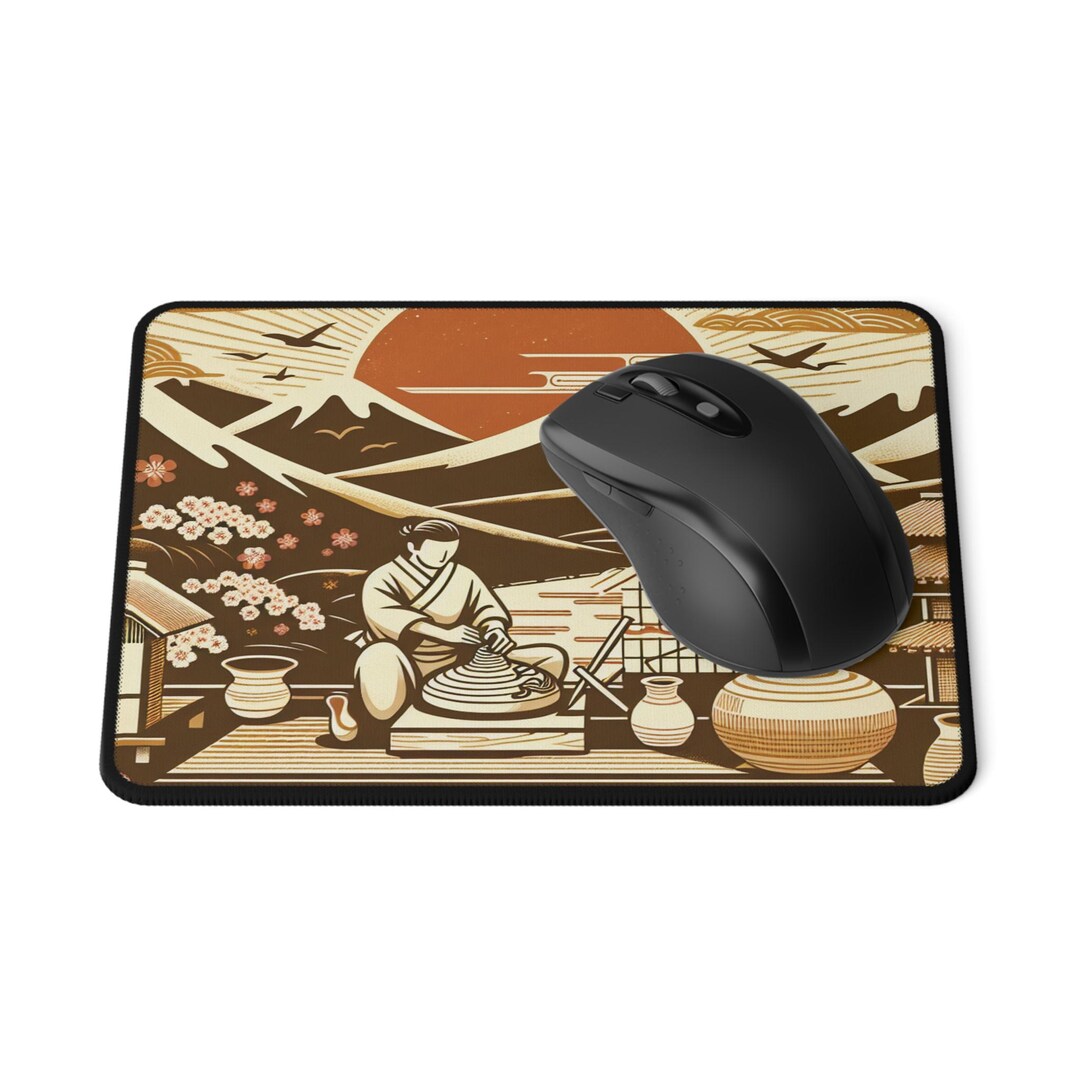 Japanese Art Gaming Mouse Pad, Tokyo Desk Mat - Etsy