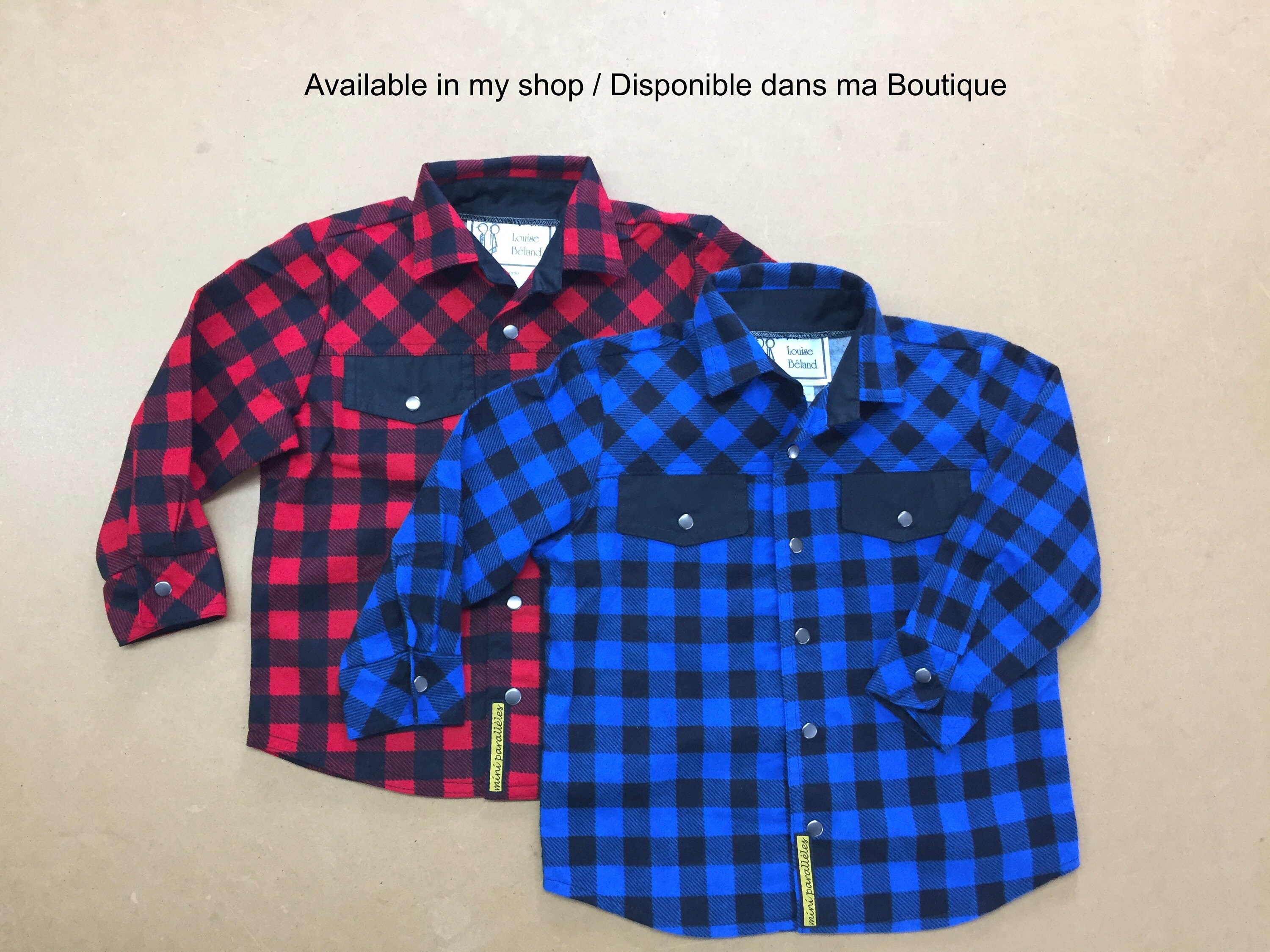 Kids shirt Button up shirt Long sleeves red and black plaid | Etsy