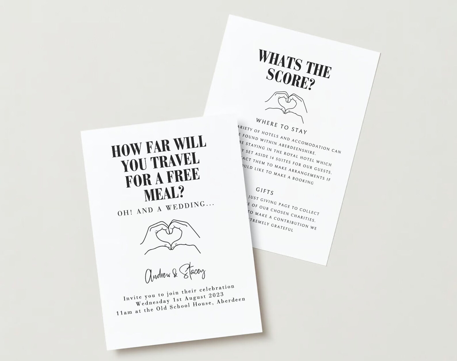 Funny Wedding Invitation Template Modern Wedding Invitation - Etsy