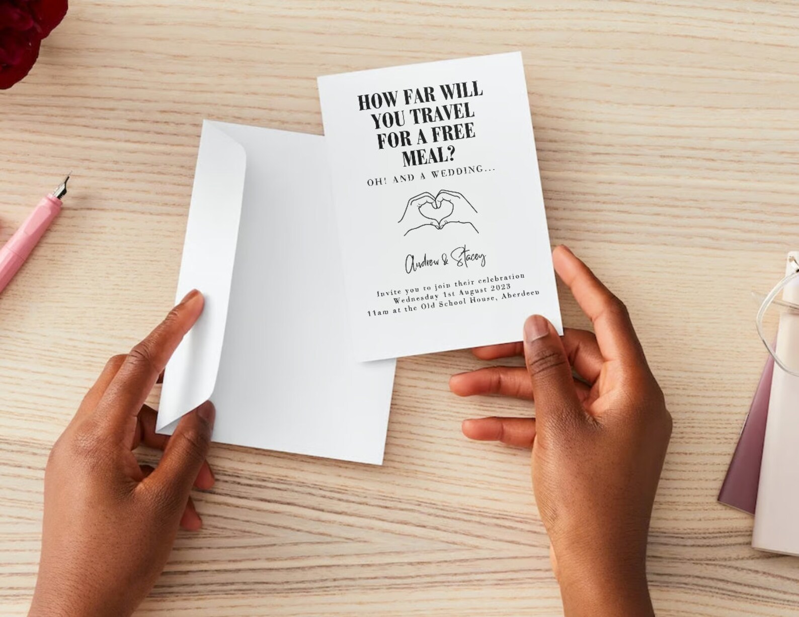 Funny Wedding Invitation Template, Modern Wedding Invitation Template ...