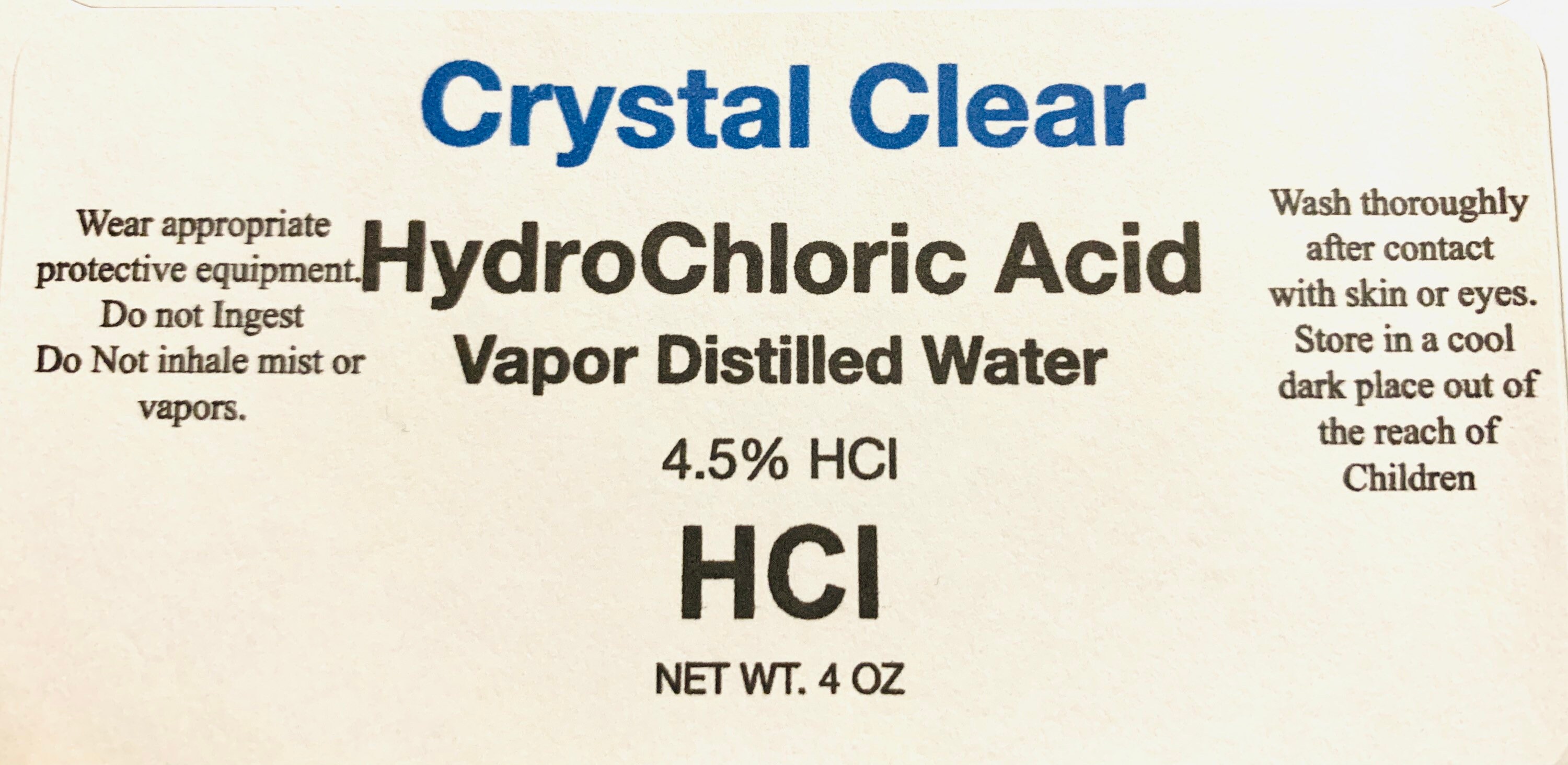 Water Purification solution Chlorite Naclo2 4oz HCl 4oz | Etsy