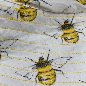 Bumble Bee Embroidered Soft Cotton Denim Sun Hat. Bucket Hat - Etsy