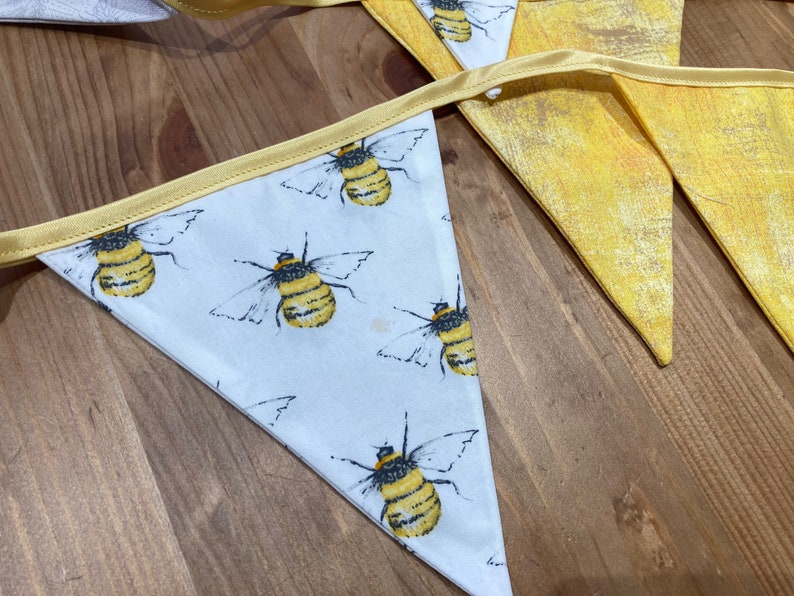 Bumble Bee Bunting. Garden Decoration. Yellow. Priced per - Etsy