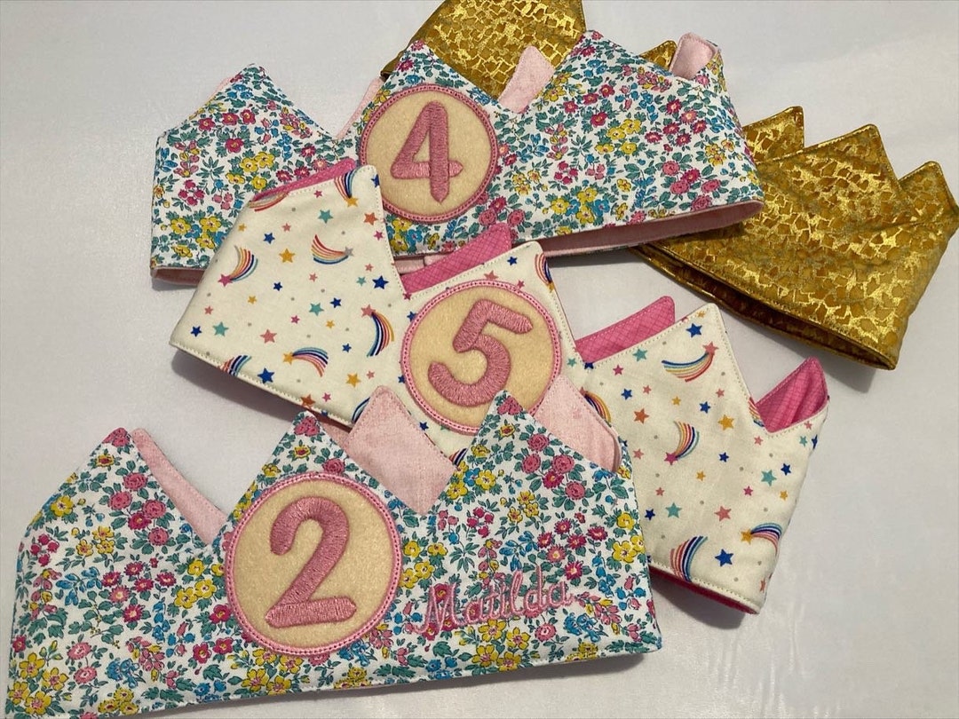 Birthday Crown. Numbered. Reusable. Children Themed - Etsy