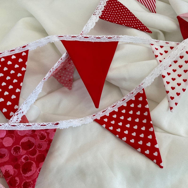 Valentine Bunting - Etsy