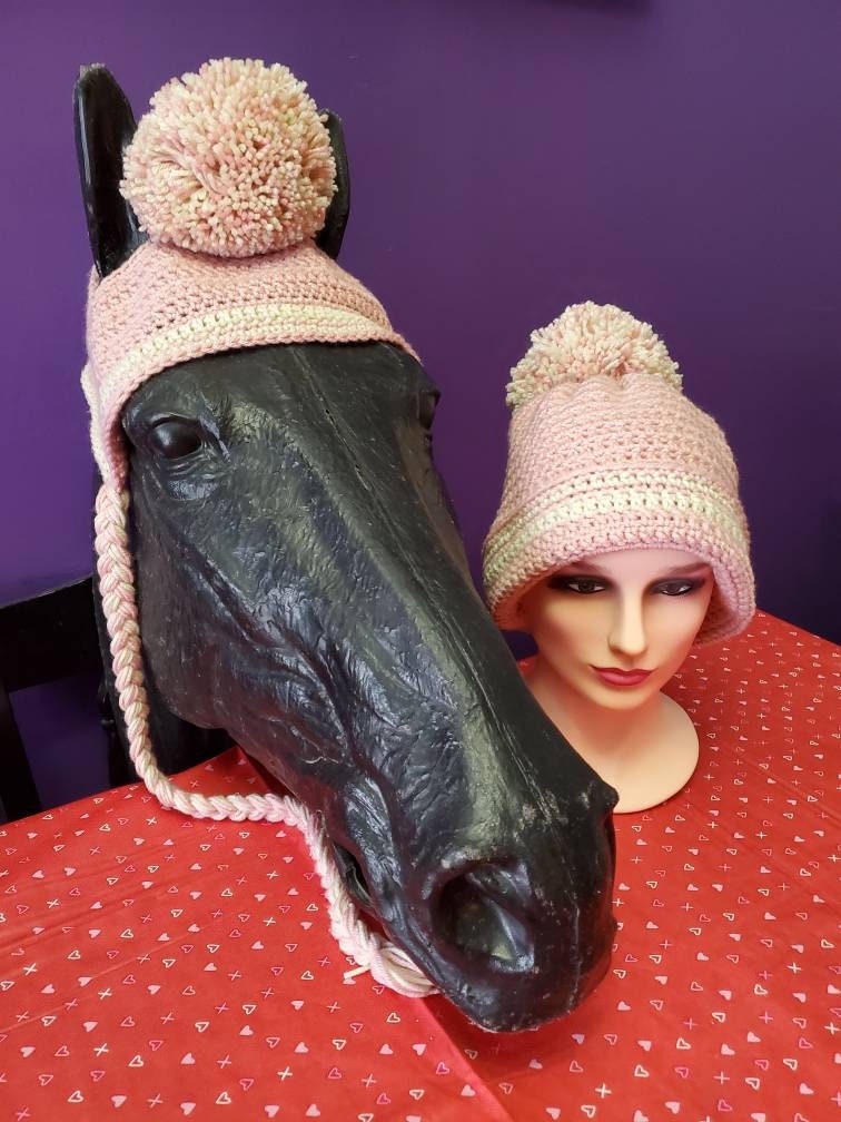Crochet Horse Hat PATTERN and Matching Riders Hat PATTERN ONLY. Please ...