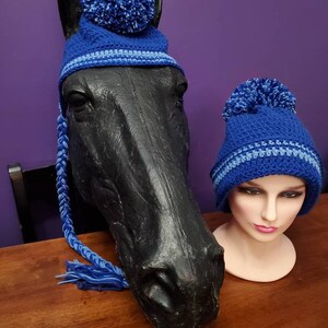 Crochet Horse Hat PATTERN and Matching Riders Hat PATTERN ONLY. Please ...