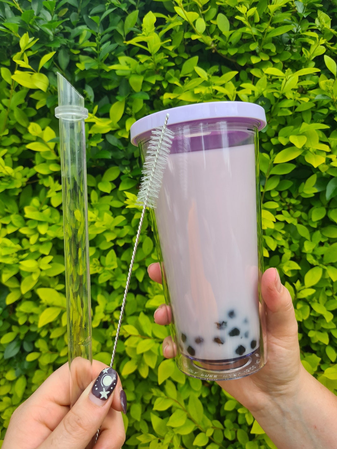 Plain Bubble Tea Tumbler, Reusable Boba Cup (550ml) - Etsy