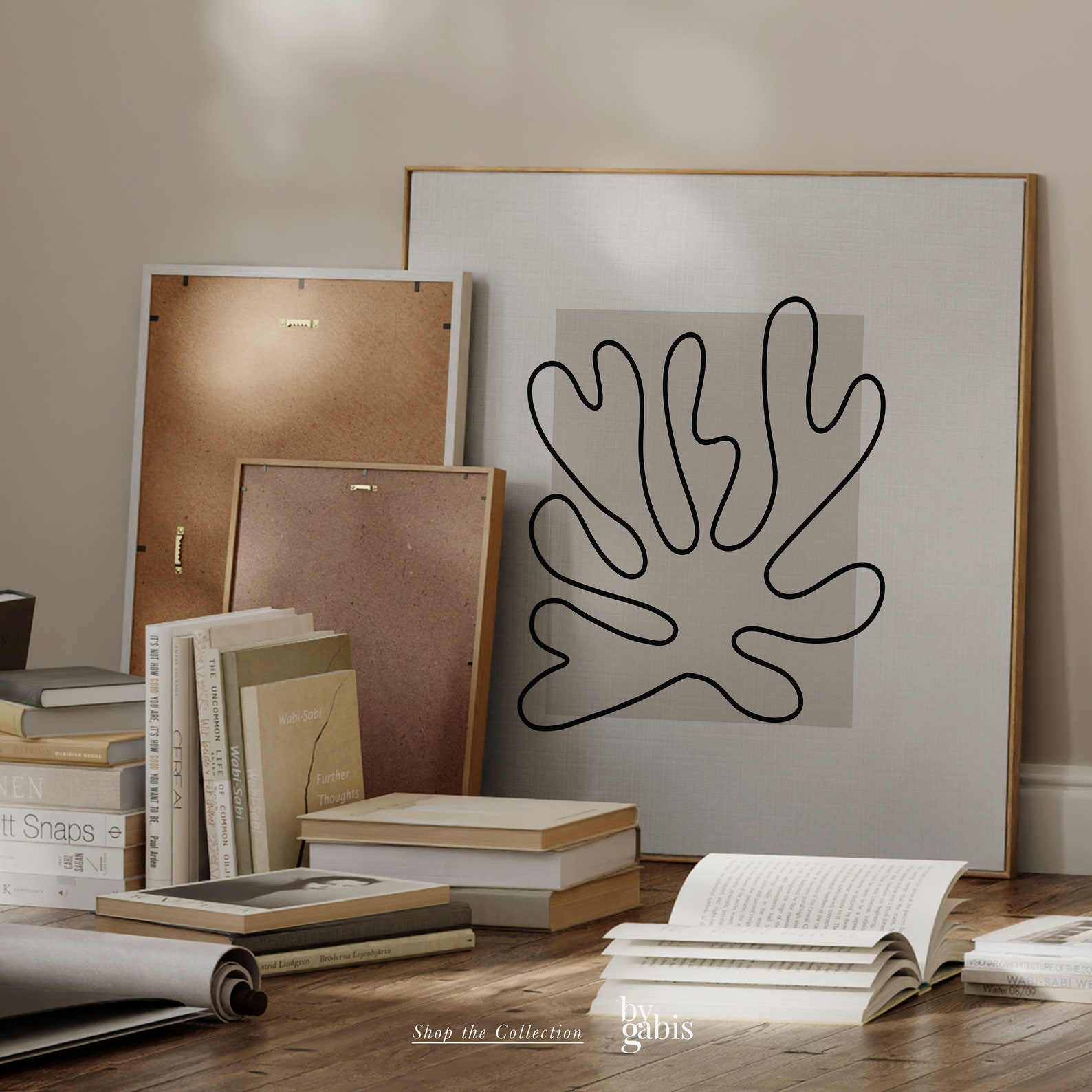 Matisse Square Prints Set: Black & White Abstract Woman Art (set of 3 ...