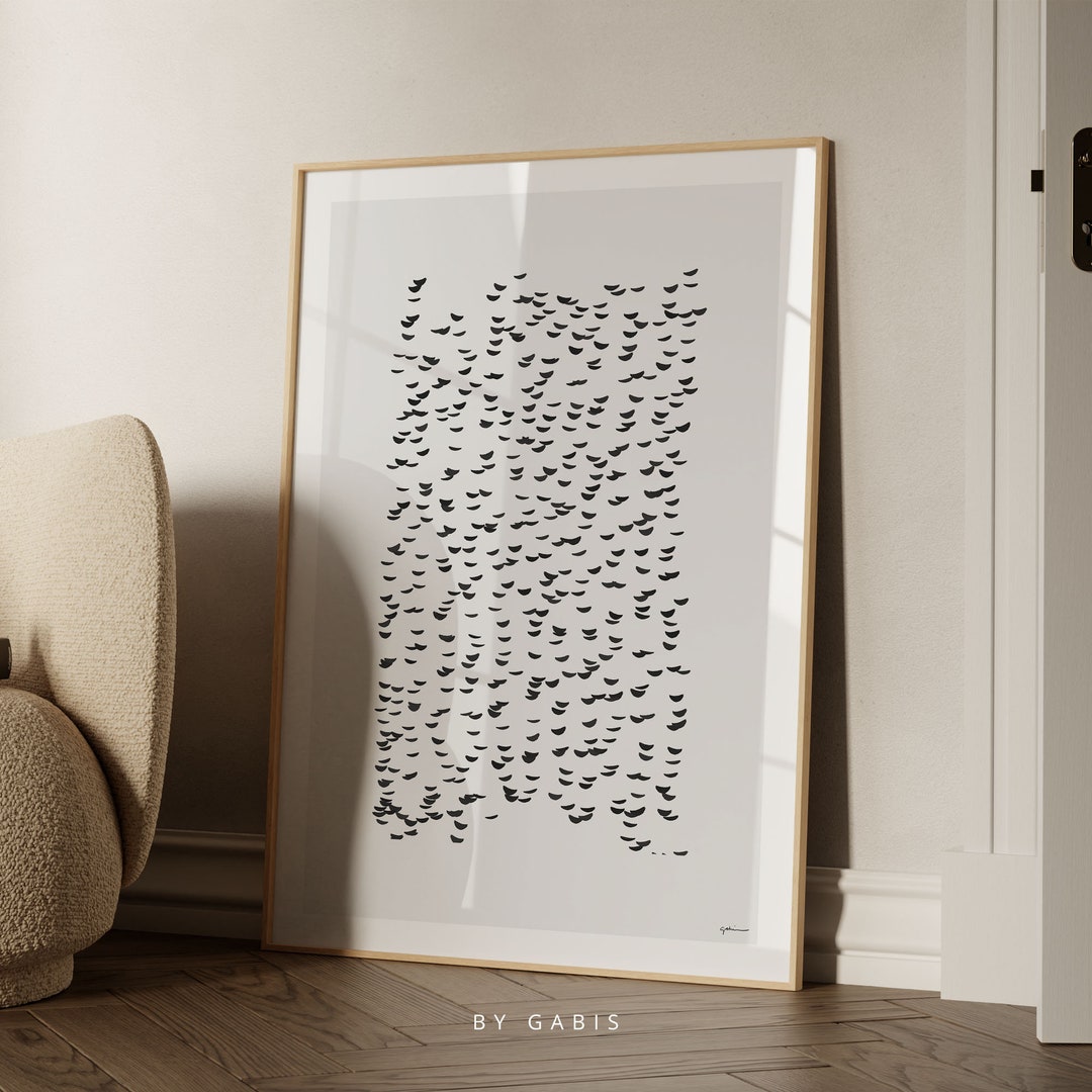 Abstract Print Black and White Wall Art Modern Aesthetic Print ...