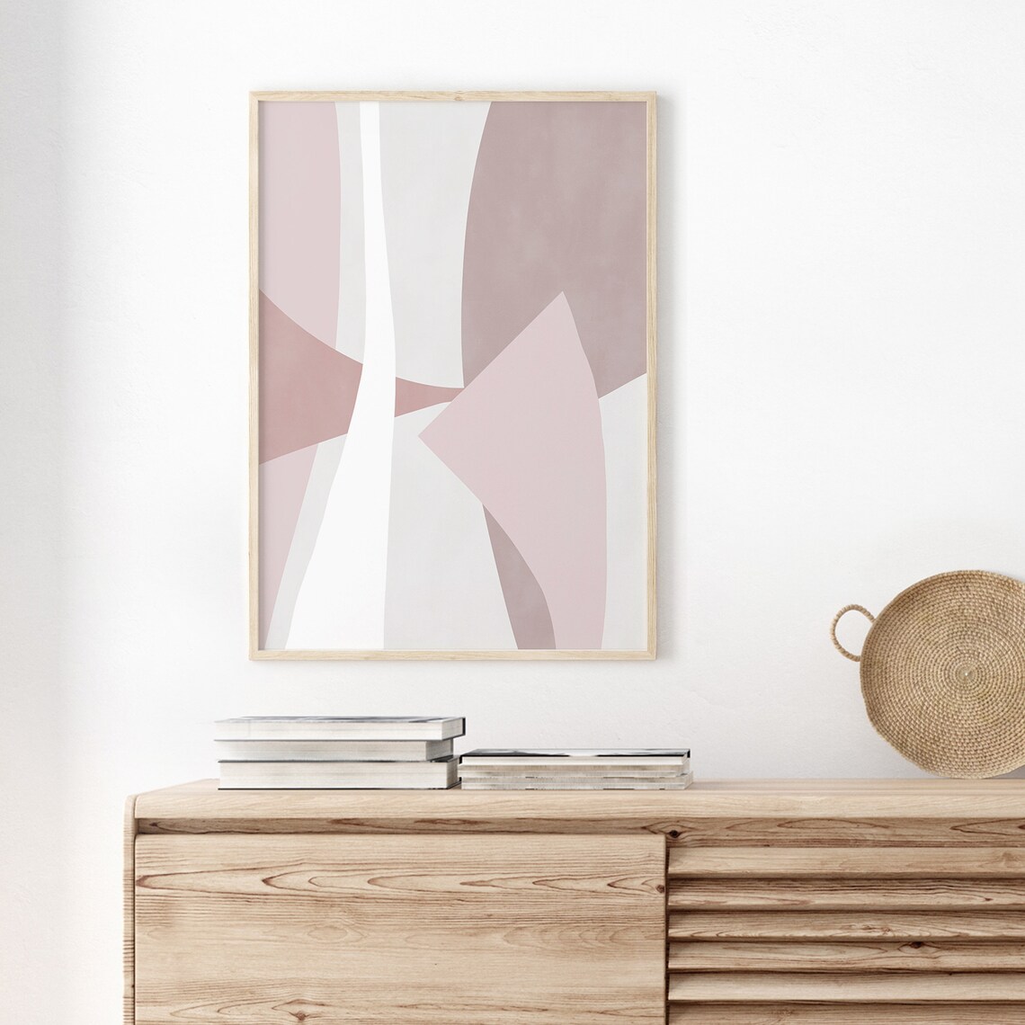 Abstract Neutral Printable Wall Art Minimalist Aesthetic | Etsy