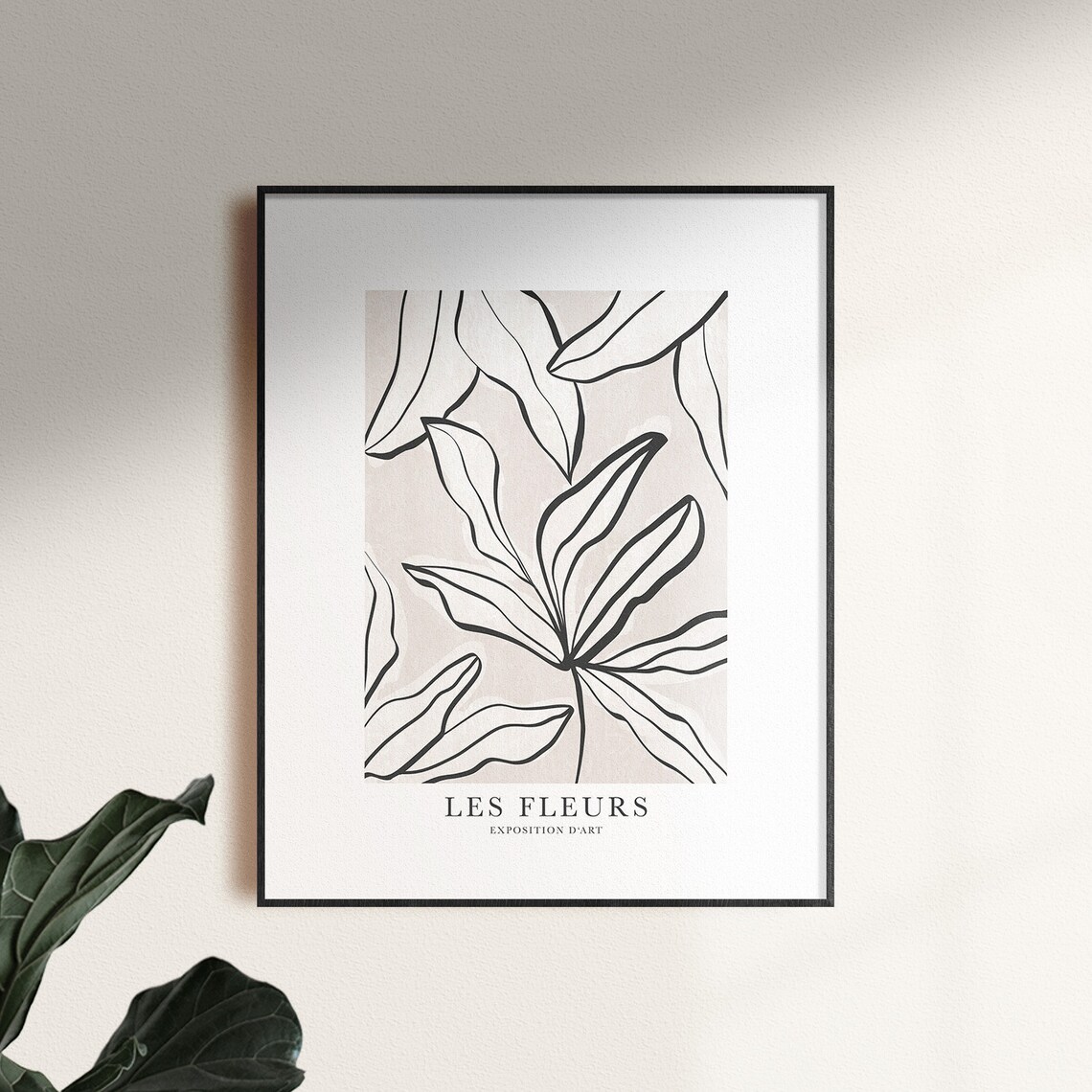 Les Fleurs Printable Wall Art Floral Vintage Exhibition | Etsy