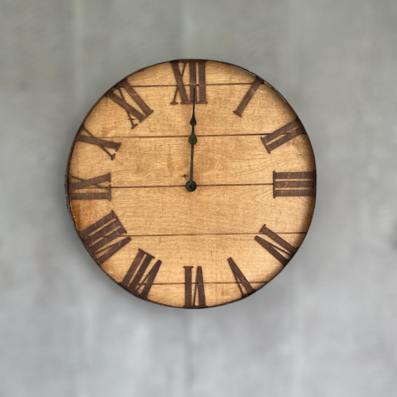 Rustic Wall Clock - Etsy