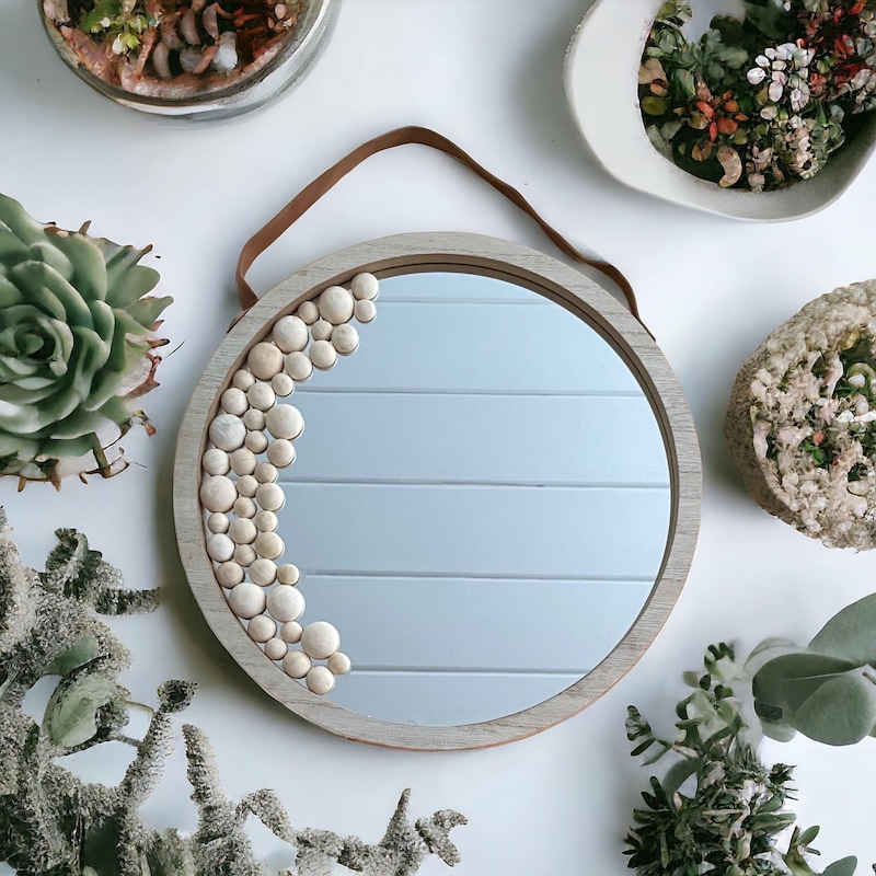 Wood Beads for a Mirror - Etsy