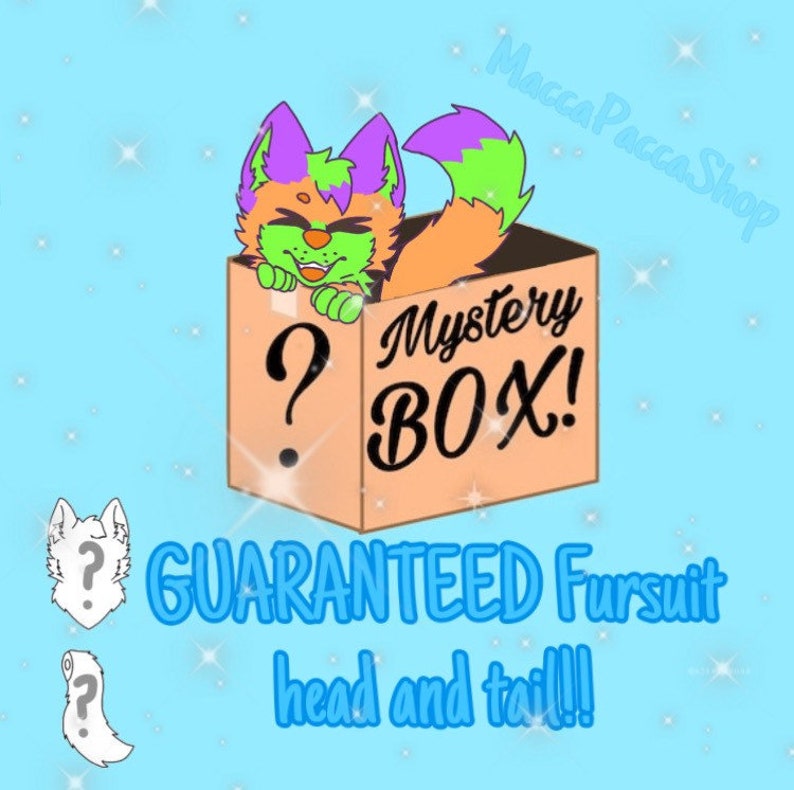 Fursuit Head and Tail Mystery Box - Etsy
