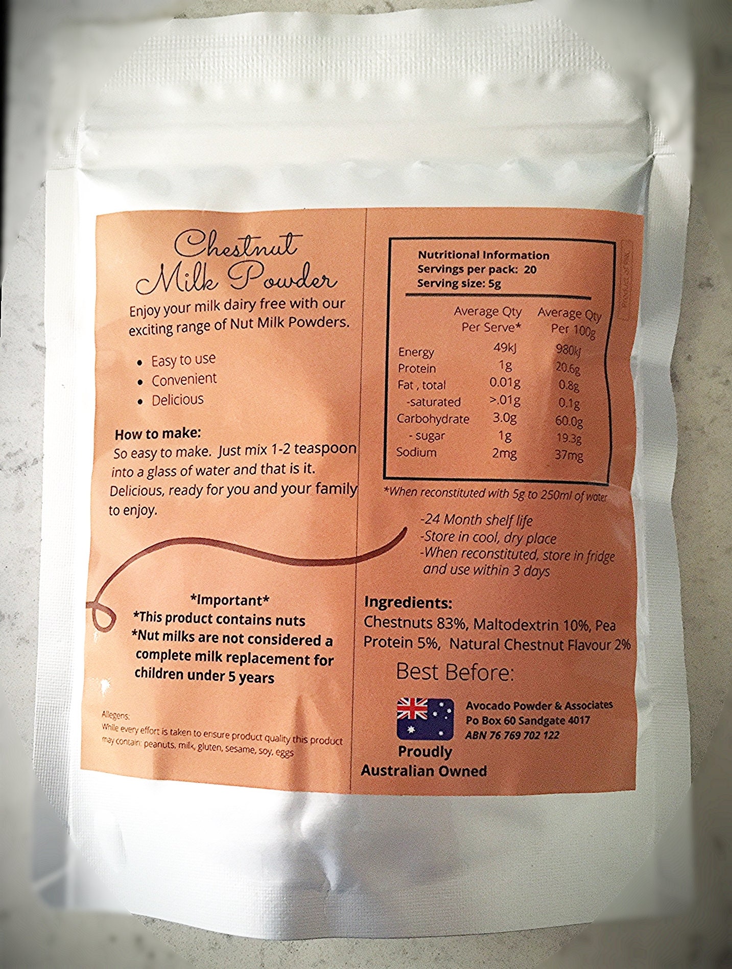 Chestnut Milk Powder | Etsy