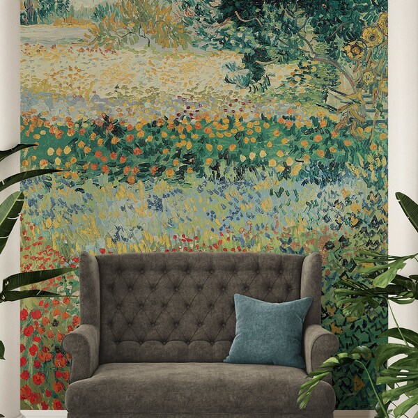 Vinyl Van Gogh Wallpaper - Etsy