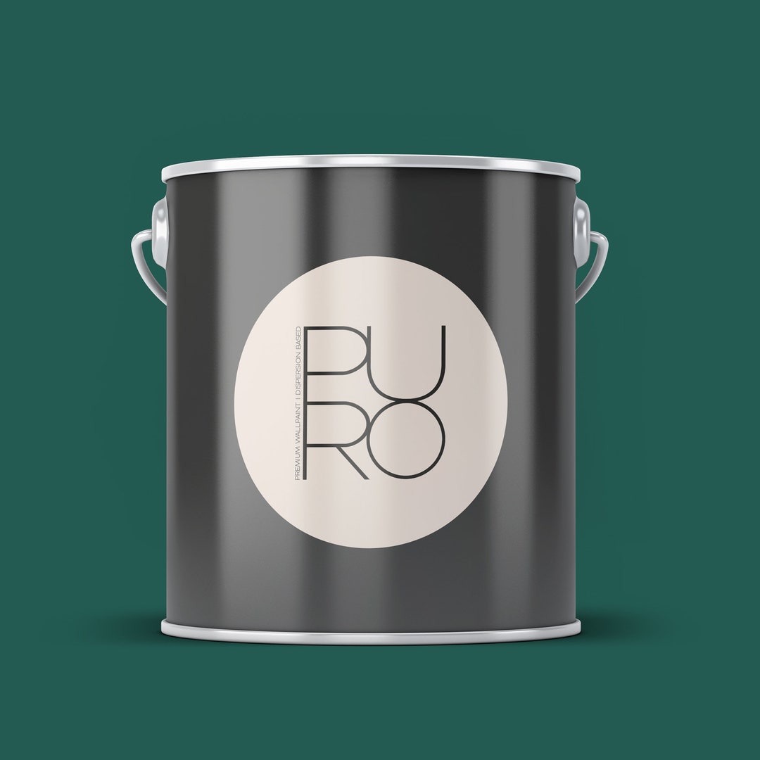 Dark Green PURO Wall Paint 5 Liters C4012 Matt Emulsion Paint Emerald ...