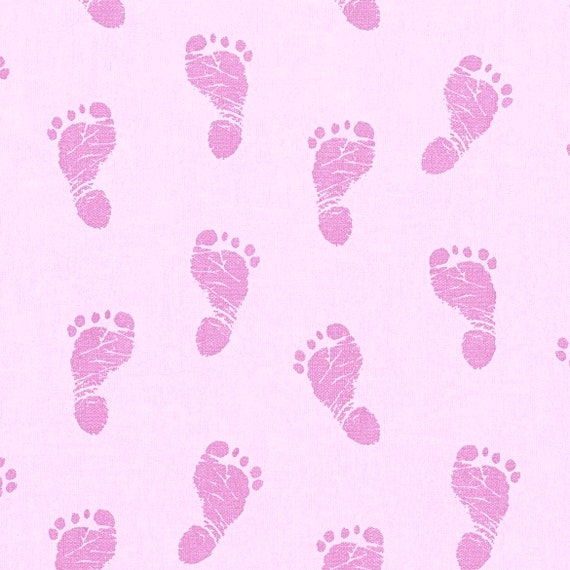 Pink Baby Feet Background