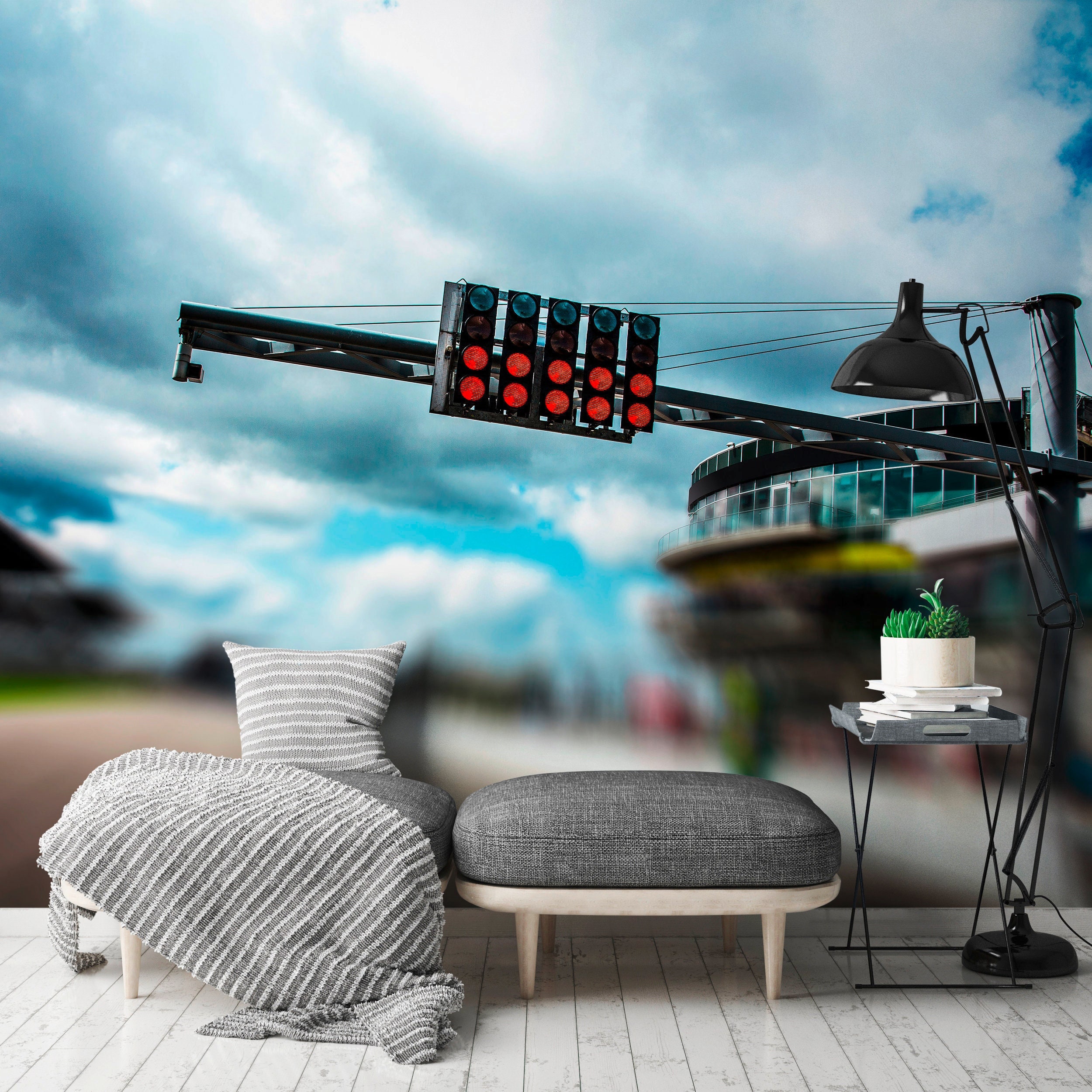 Race Track Wallpaper Border