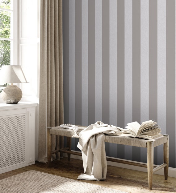 Light Gray Stripe Wallpaper
