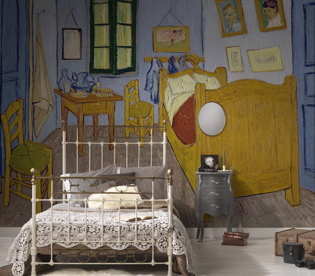 Mural Painting Van Gogh's Bedroom at Arles Van Gogh Paintings Artwork ...
