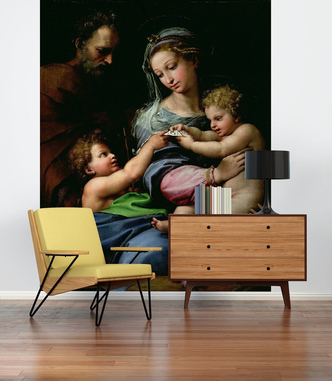 Raphael Wallpaper | the Virgin of the Rose, C.1518 (oil on Canvas ...
