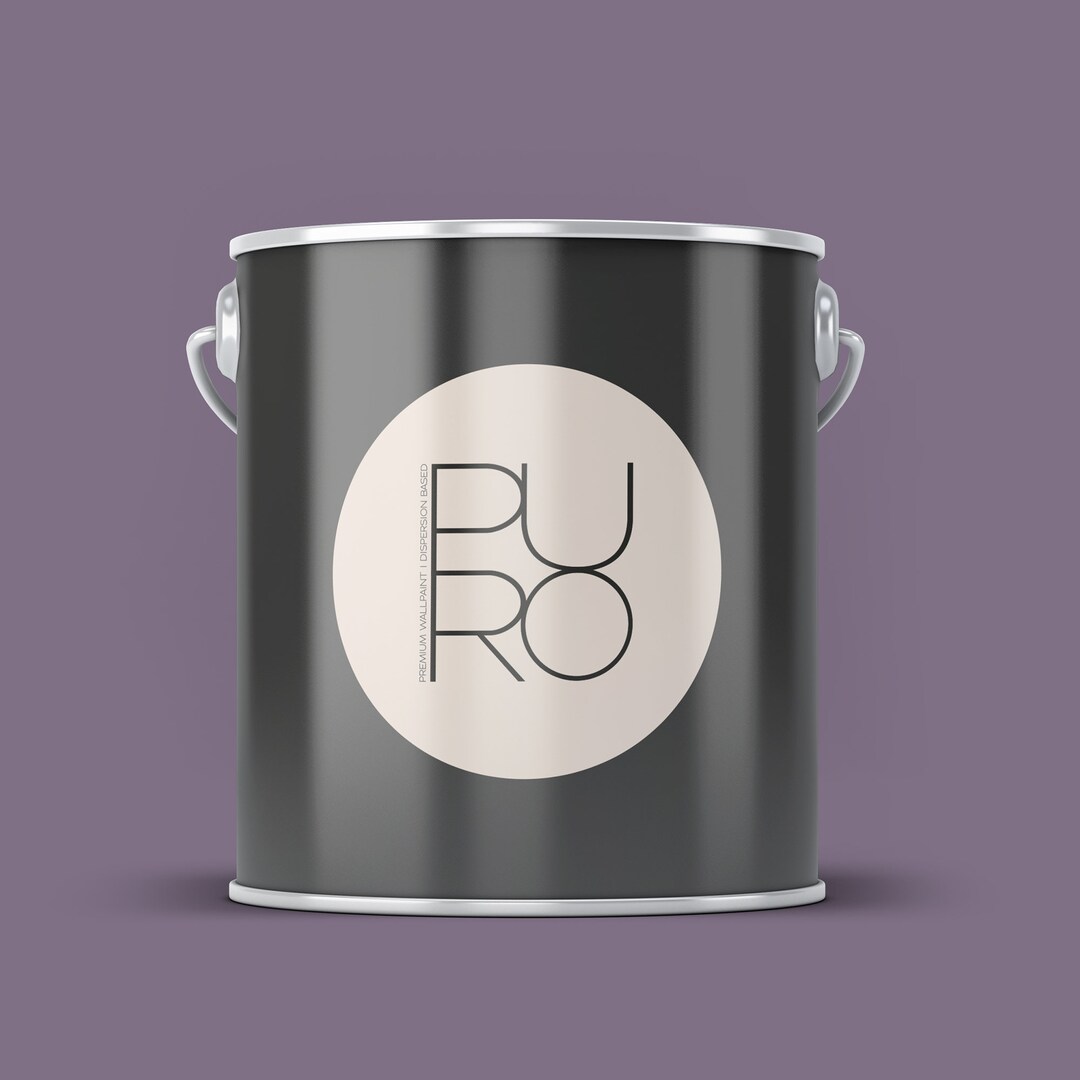 PURO Wall Paint Violet 5 Liters C2002 Matt Emulsion Paint Simple Mauve ...