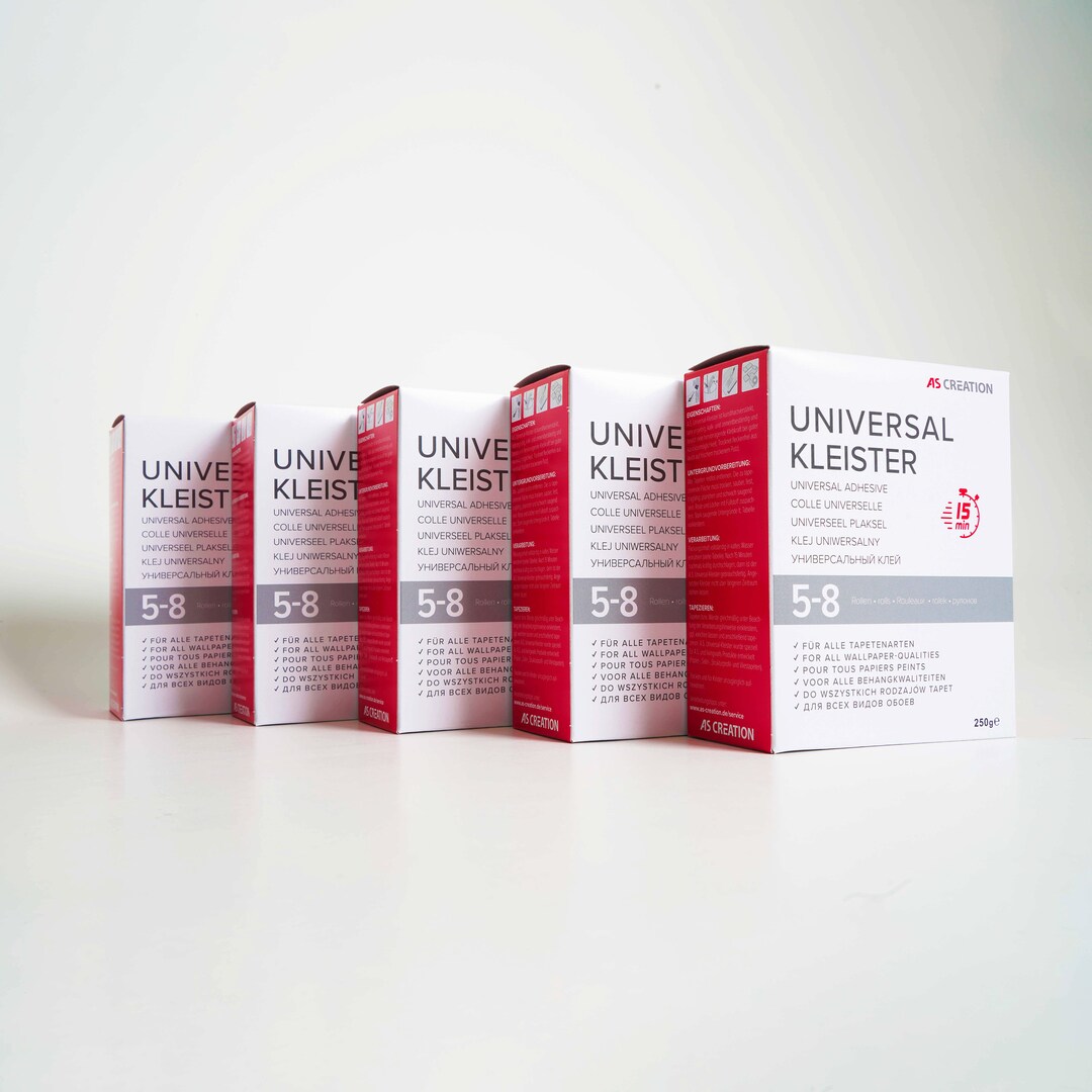 5 X Premium Universal Paste / Wallpaper Paste Wallpaper Adhesive ...