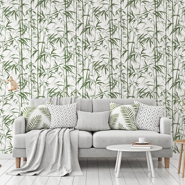 Bamboo Wallpaper - Etsy