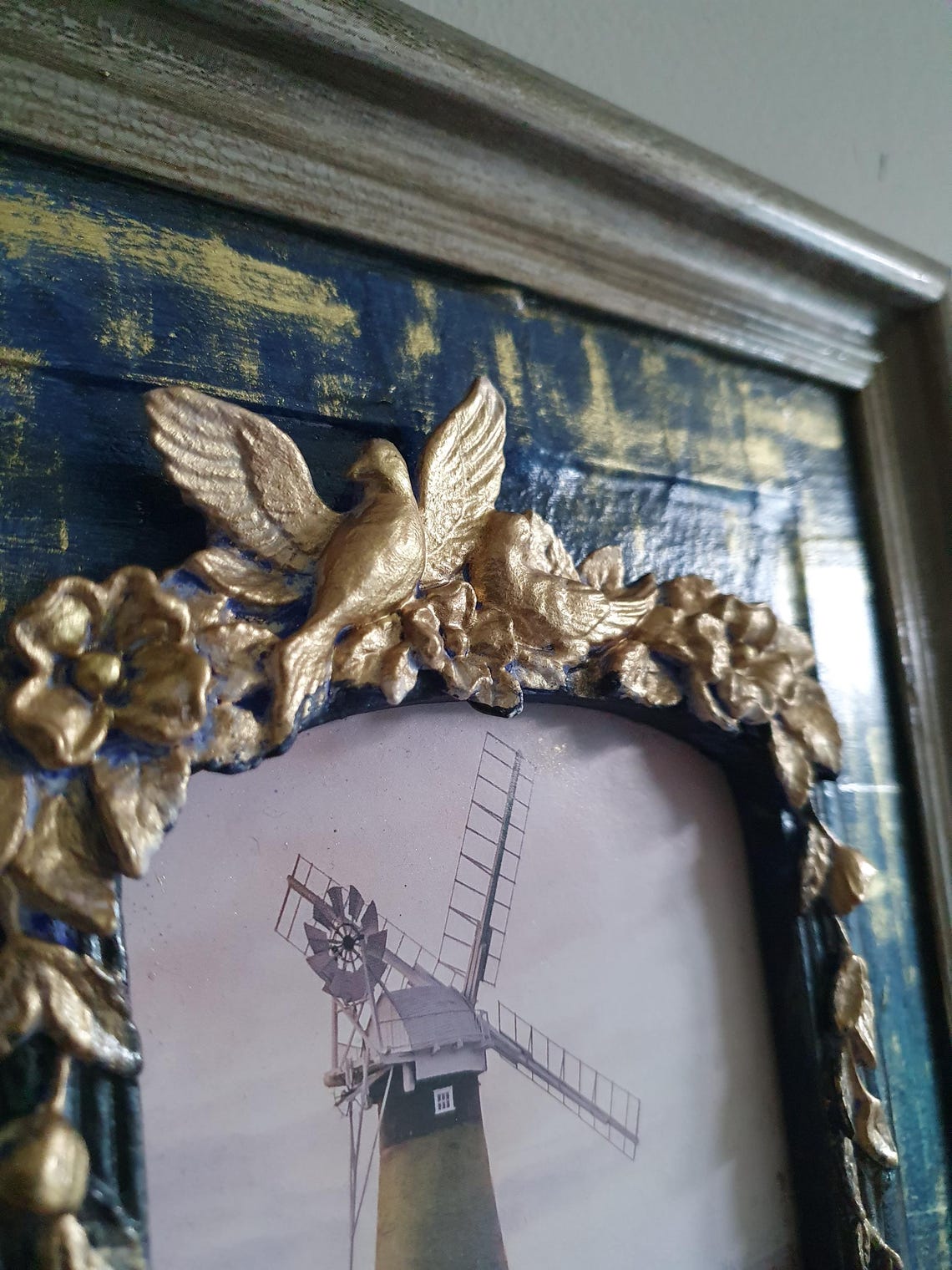 Windmill in Frame Within a Frame - Etsy