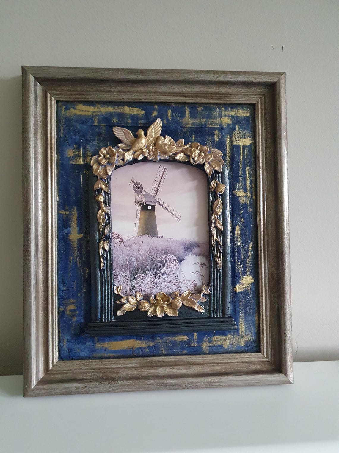 Windmill in Frame Within a Frame - Etsy