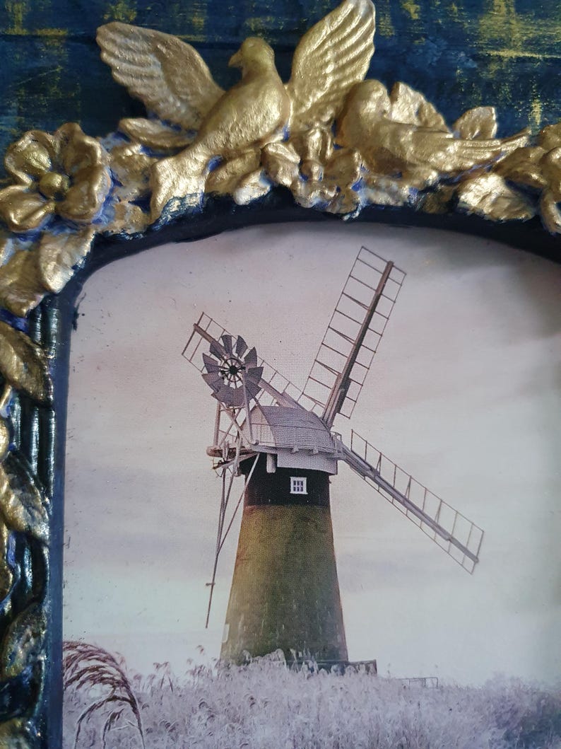 Windmill in Frame Within a Frame - Etsy
