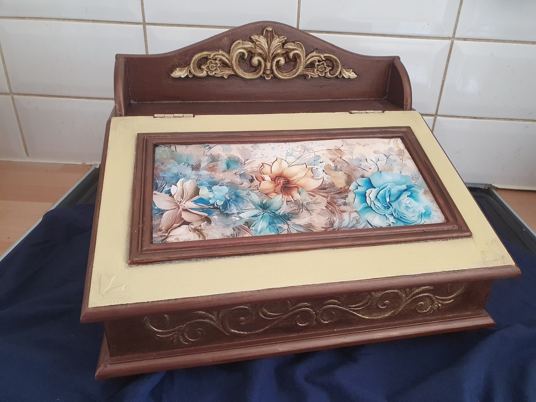 Baroque, Decoupage Decorated Box, Writing Box, Storage, Vintage - Etsy