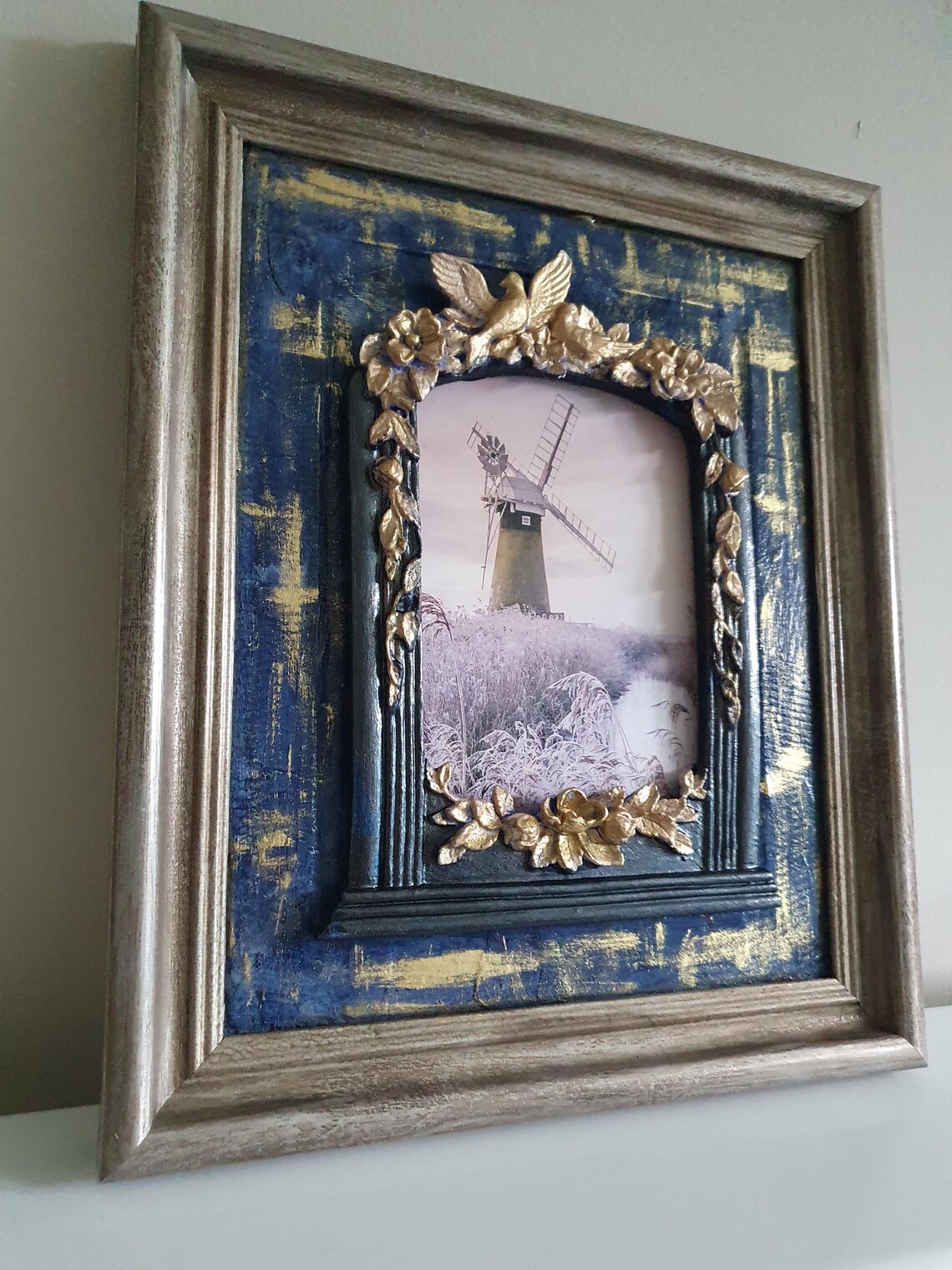 Windmill in Frame Within a Frame - Etsy