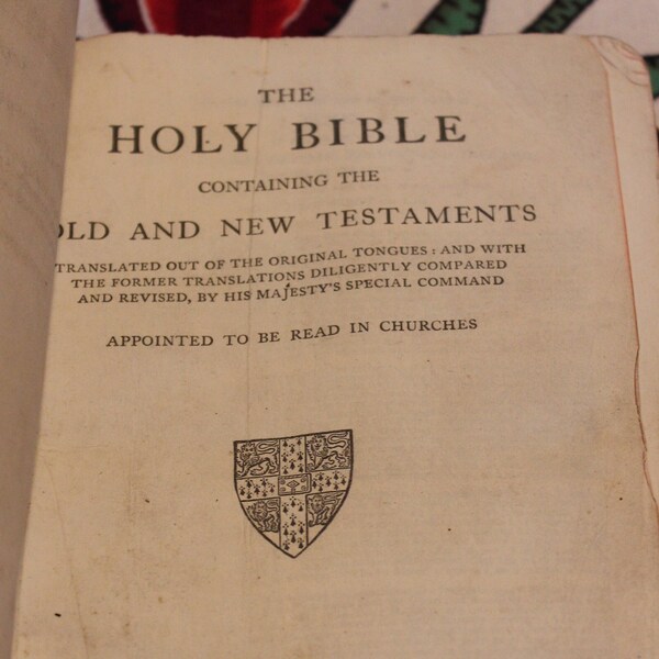 Antique Bible - Etsy