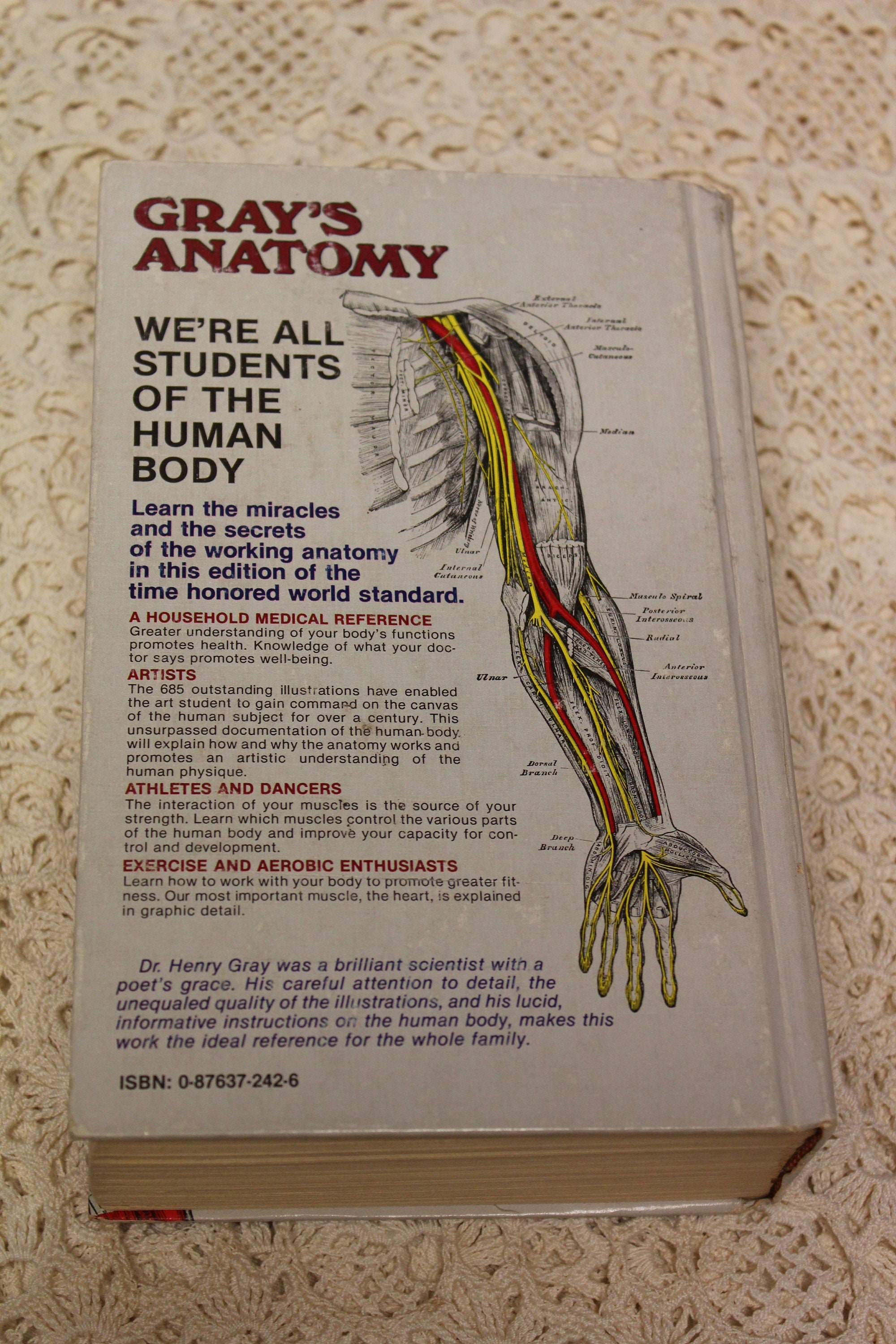 Vintage Gray's Anatomy, Official Reference Guide, Illustrated Hardcover ...