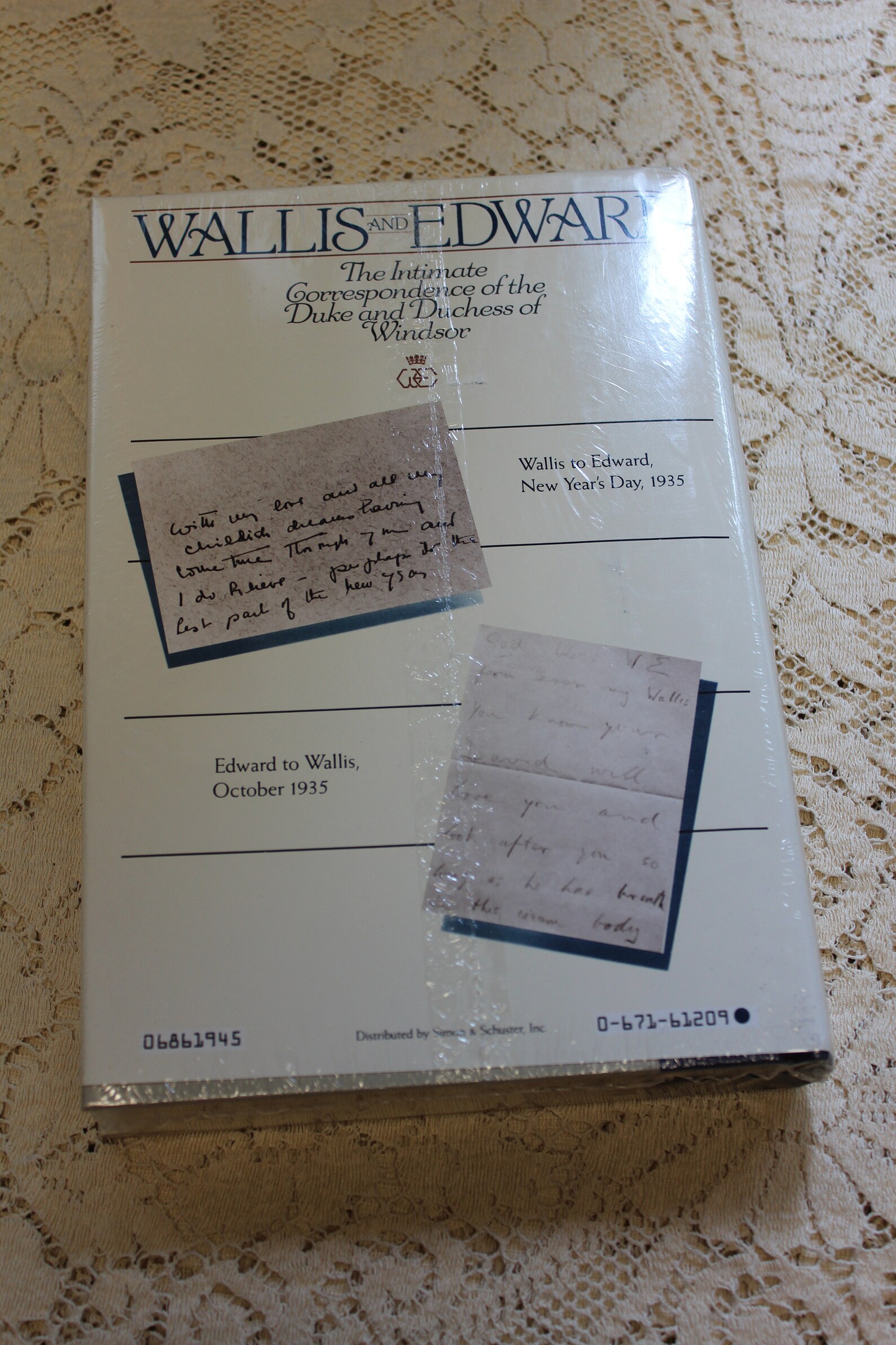 Wallis and Edward Letters 1931-1937 / Edited Michael Bloch / Original ...
