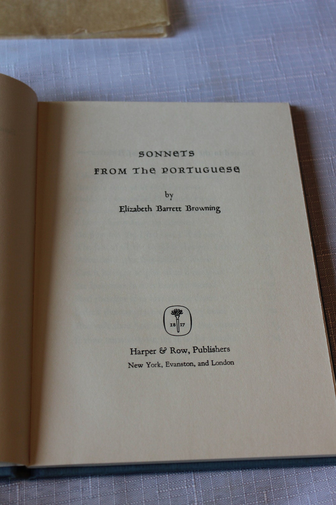 Sonnets From the Portuguese / Elizabeth Barrett Browning in Slipcase ...