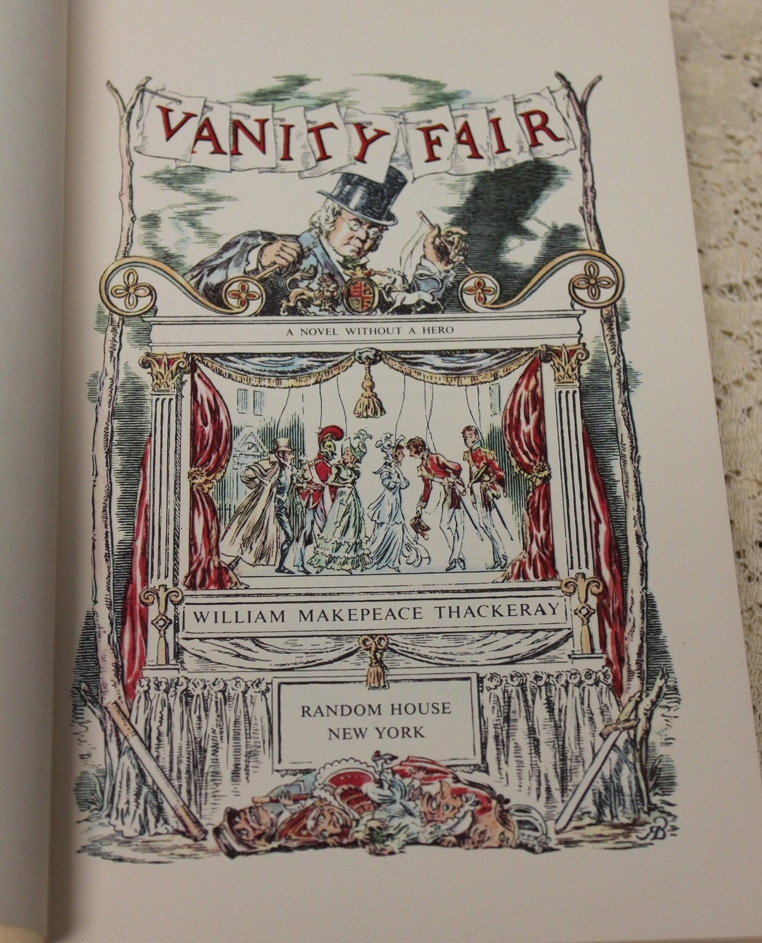 66 Yrs Old, Vanity Fair, Novel Without a Hero / William M Thackery ...