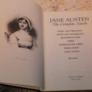 Jane Austen, the Complete Novels / 1981 Gramercy Books / Illustrated, 7 ...