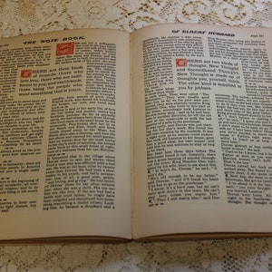 98 Yrs Old, the Note Book of Elbert Hubbard / 1927 Antique Book ...