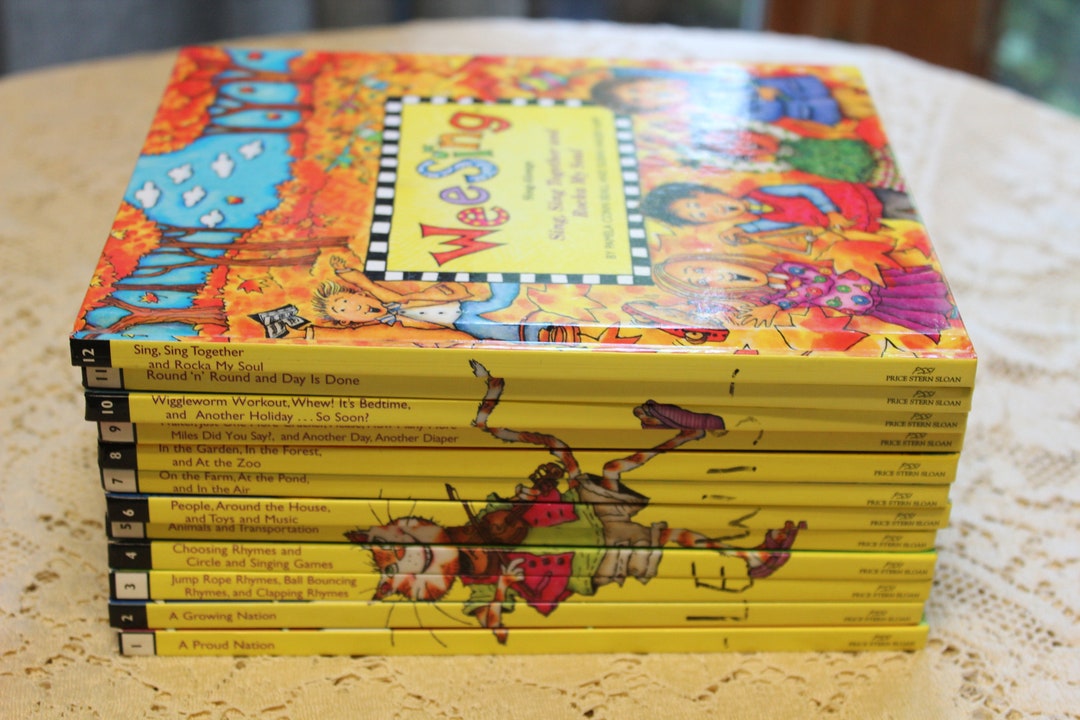 12 Books, Wee Sing Book Set, Pamela Conn Beall and Susan Hagen Nipp / Singing Books for Children ...
