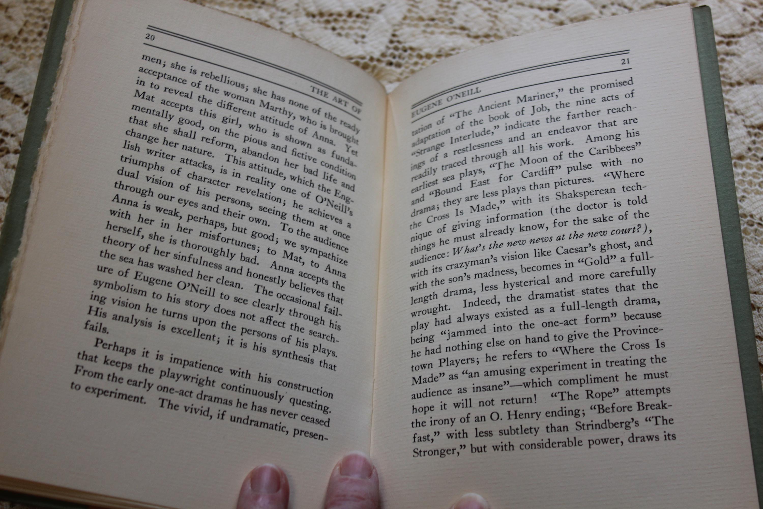 97 Yrs Old, the Art of Eugene O'neill / Joseph Shipley/ 1928 Vintage ...