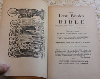 The Lost Books of the Bible - Etsy